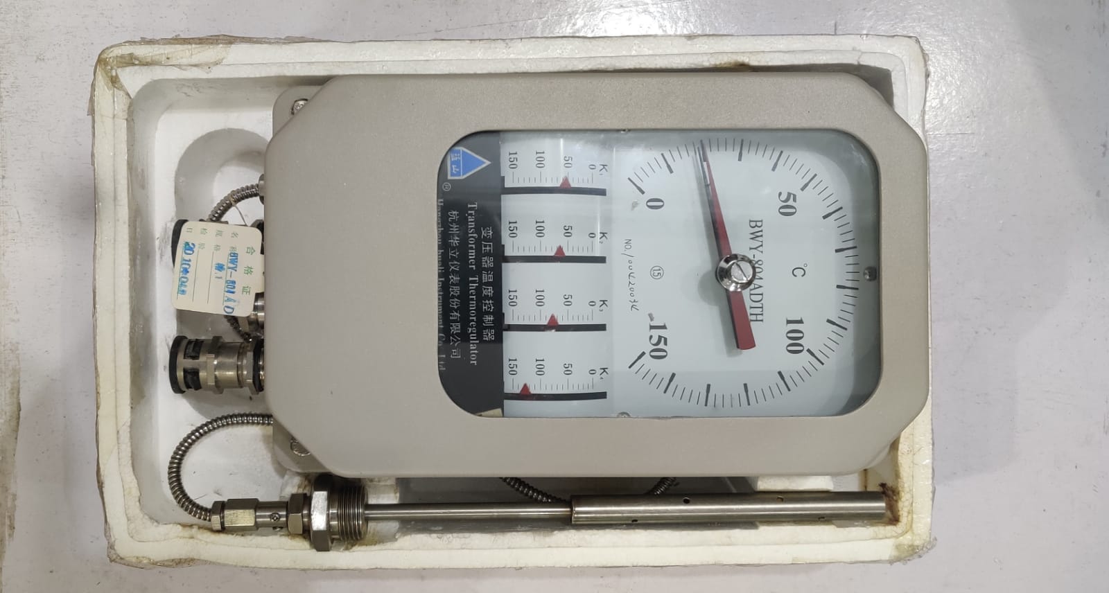 Oil Temperature Gauge Make Hangzhou (China) Type BMY 804 DTH 150° 4 ...