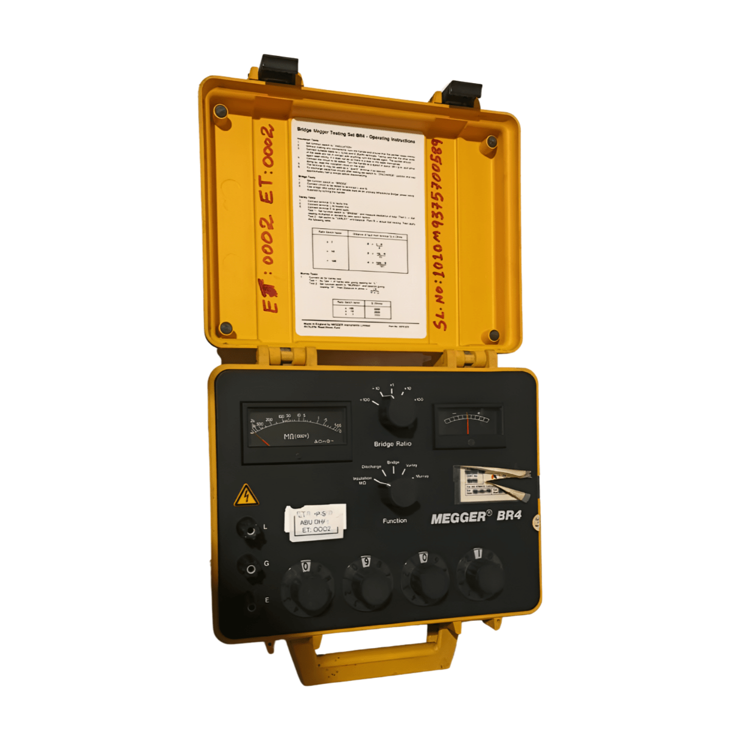 Insulation Tester Megger BR4 1000V – Industry Rent
