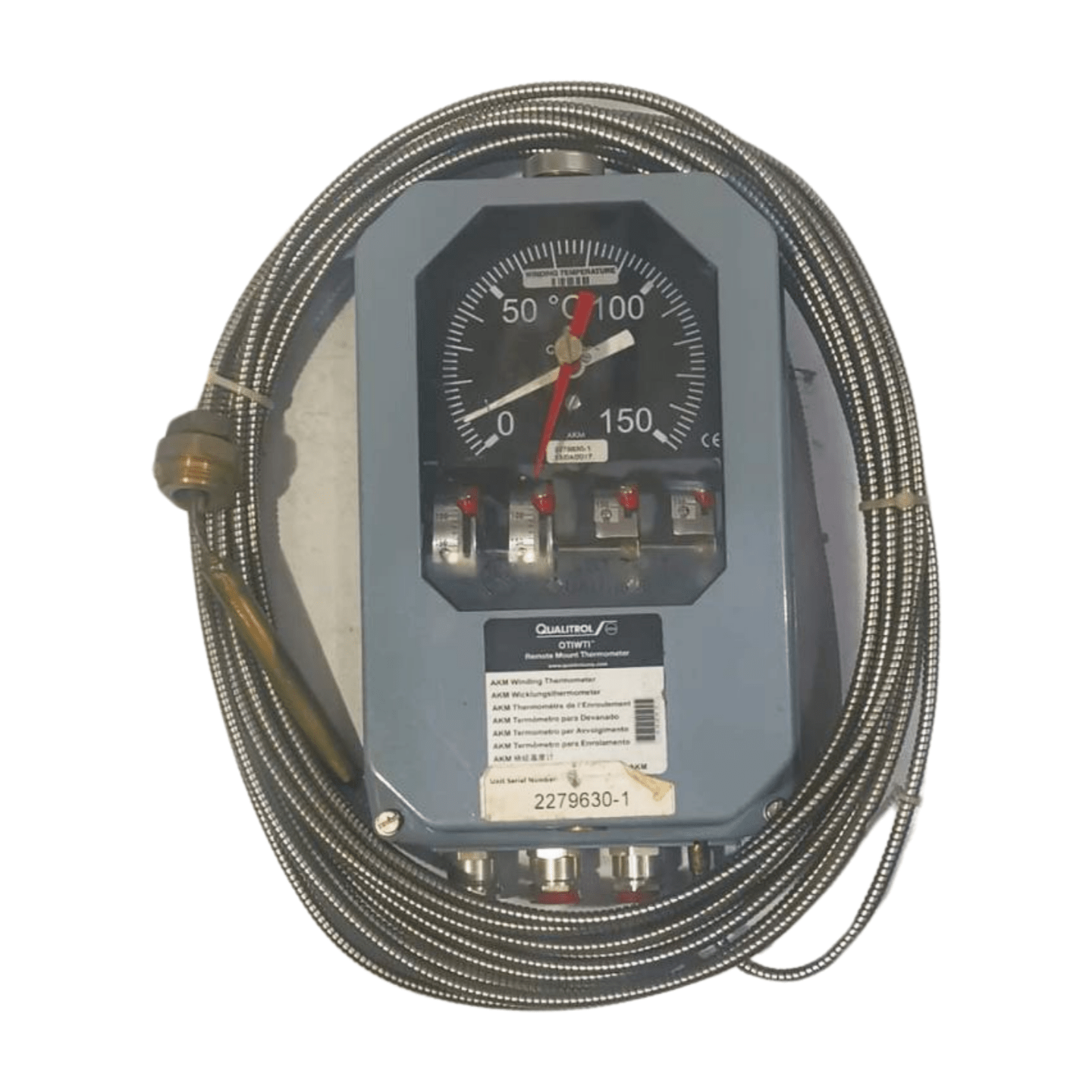 Winding Temperature Gauge Make AKM ( Sweden) 150 ° 4 switch 6 Meter ...
